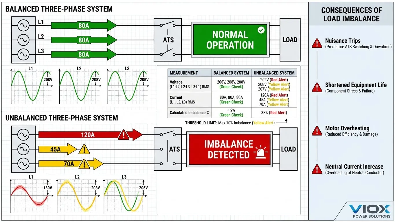 2P vs 3P vs 4P ATS Selection Guide: Single vs Three Phase Wiring | VIOX