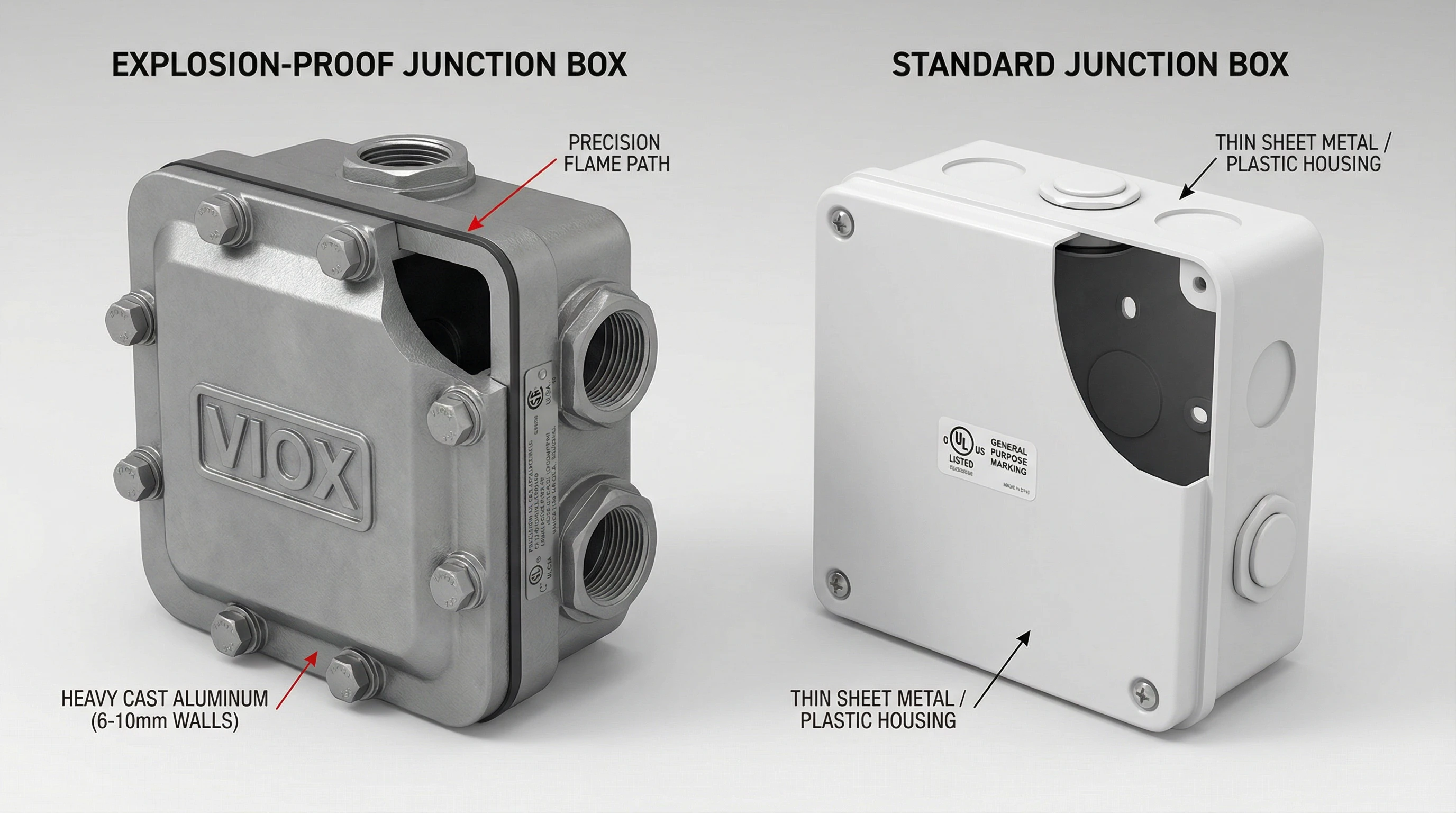 Explosion-Proof Junction Box vs Standard: Safety & Cost Guide