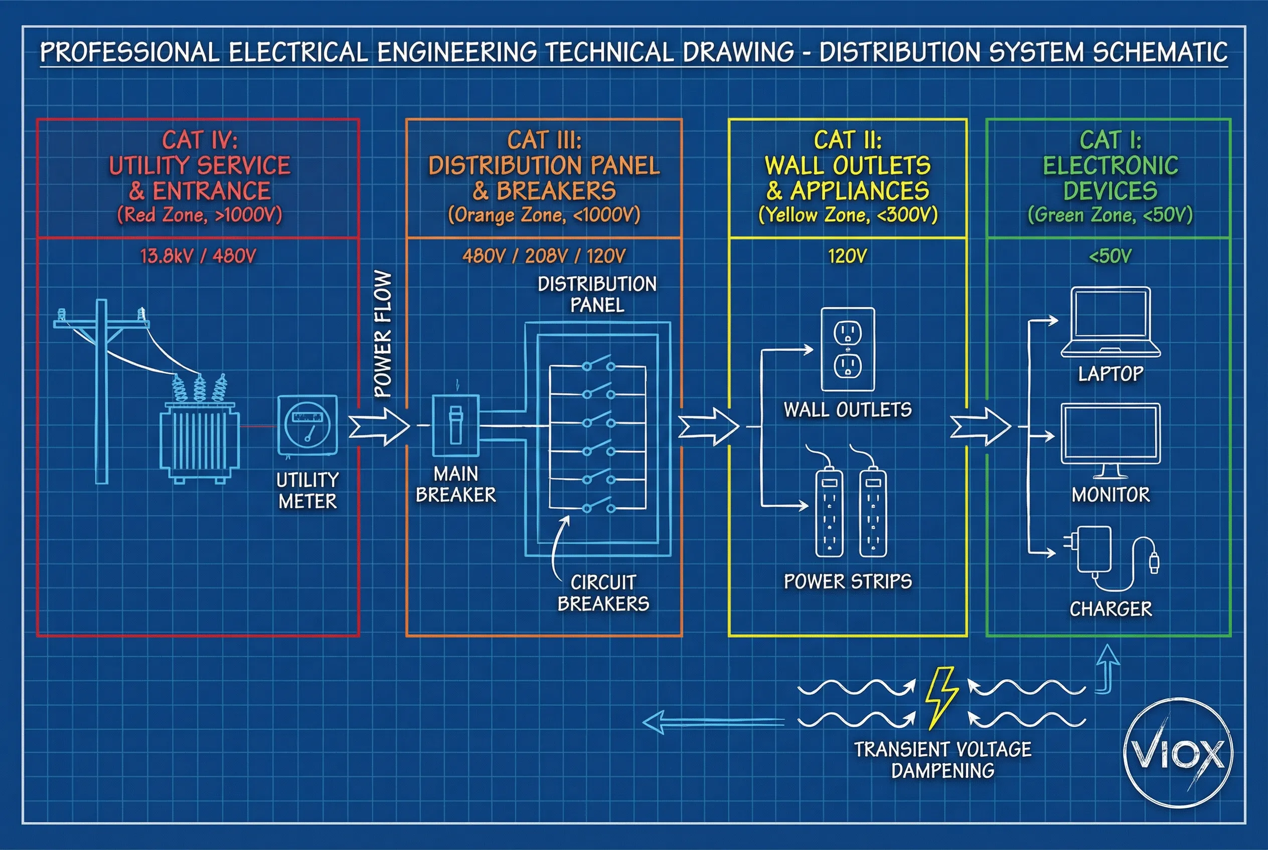 CAT Ratings Explained: Electrical Safety Guide (I, II, III, IV)